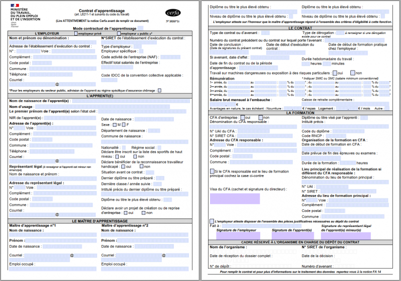 Qu'est ce que le contrat d'apprentissage